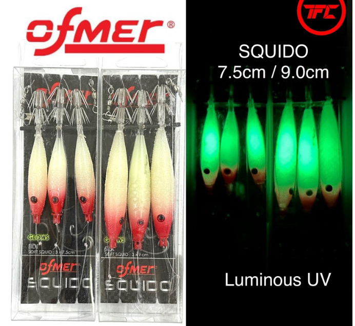 Ofmer Squido Ofmer Squid Candat Lure Ofmer Sotong 7.5cm / 9.0cm 3 pcs ...