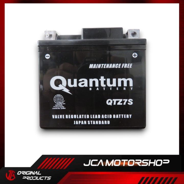 ORIGINAL QUANTUM MOTORCYCLE BATTERY QTZ7S (11.43 x 7.11 x 10.67 cm) FOR ...