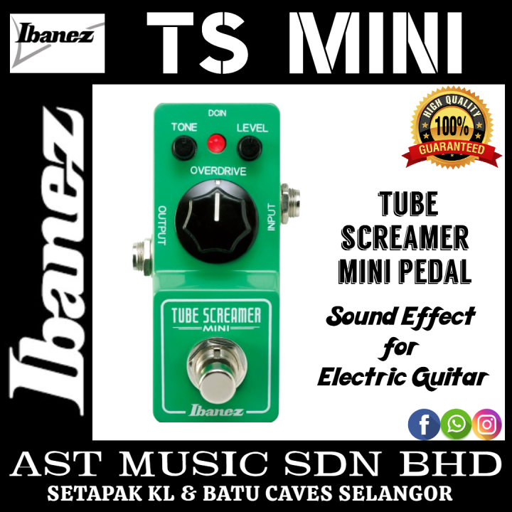 Ibanez Guitar Effect Pedal Tube Screamer mini / TS MINI / TSMINI | Lazada