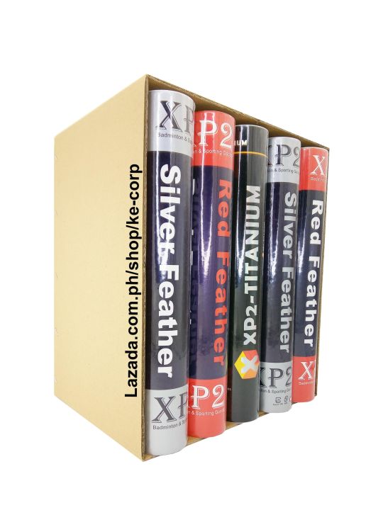 Xp2 Shuttlecock 25 Tubes - Wholesale - Red, Silver, Titanium | Lazada PH
