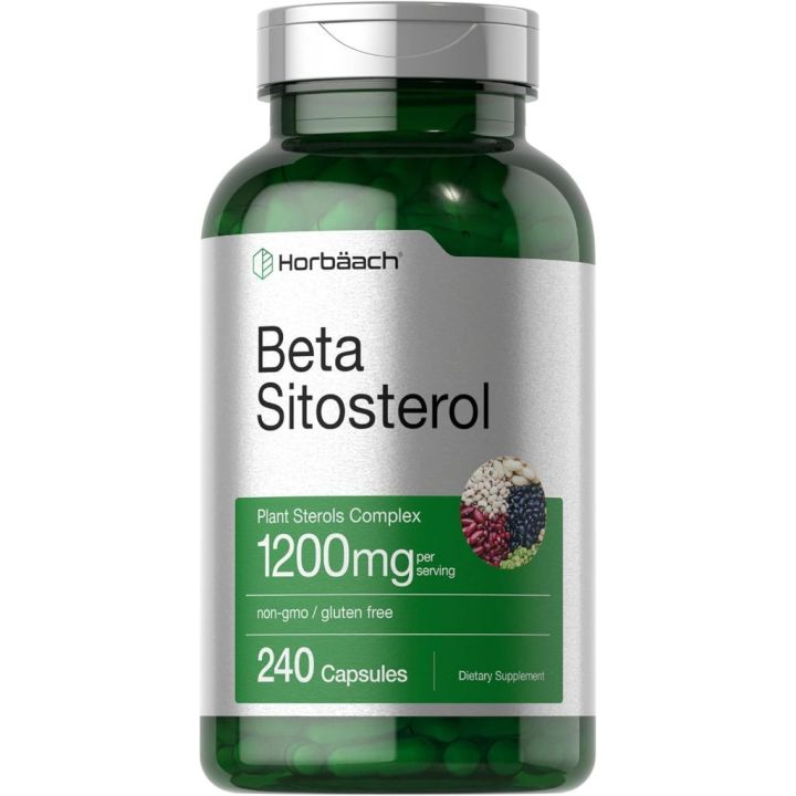 Beta Sitosterol 1200mg | 240 Capsules | Mega Strength | Plant Sterols ...