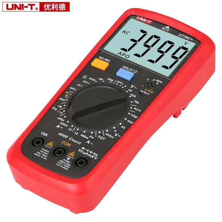 UNI T Digital Multimeter UT39A+ UT39C+ Manual Range Electrician ...