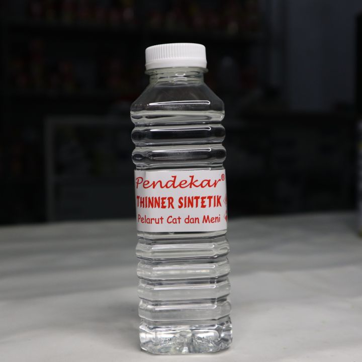 Thinner Sintetik Merk Pendekar 200 ML, Pelarut Cat dan Meni | Lazada ...