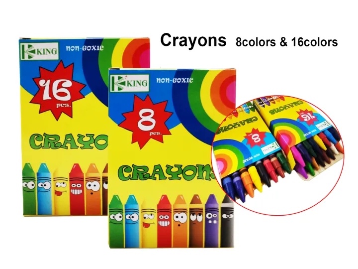 Premium Crayons 8colors / 16colors (LT OFFICE) | Lazada PH