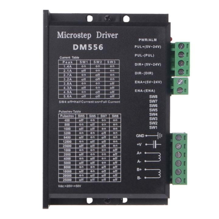 Digital Stepper Driver, Dm556 Motor Driver Is Suitable for Nema 23 ...