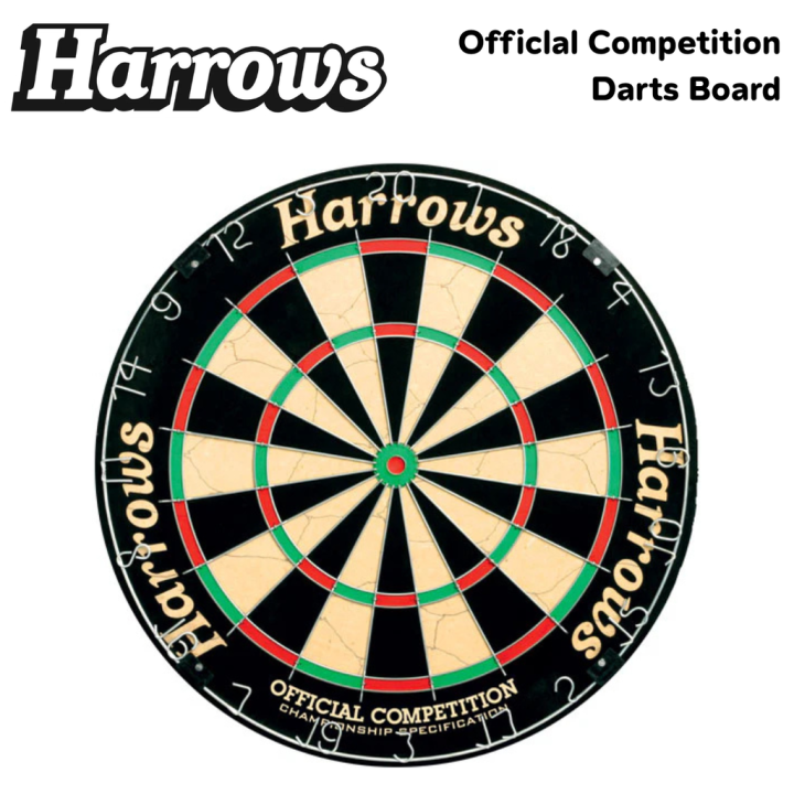กระดานปาเป้า Harrows Official Competition Dart Board 18" | Lazada.co.th