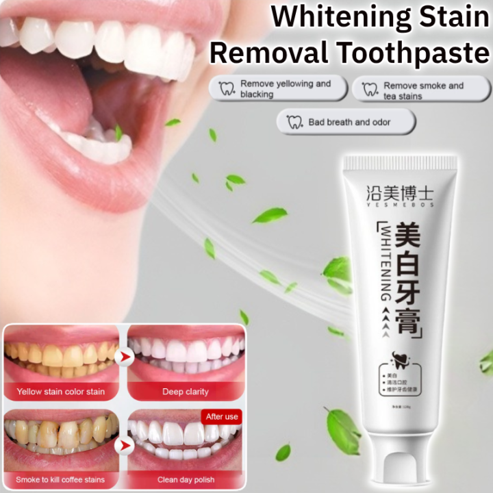 Whitening Stain Removal Toothpaste Clean Oral Cavity Remove Yellowing ...