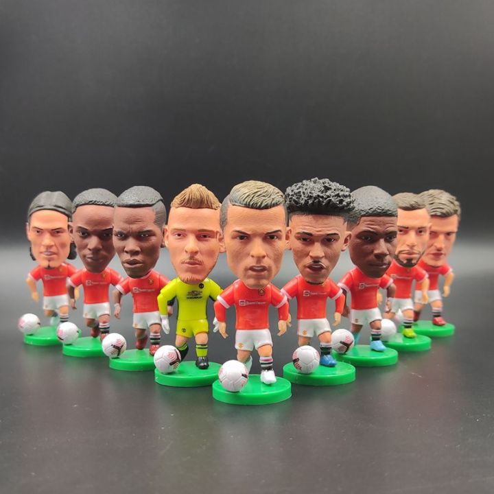 Soccer Player 2.5inch Mini Model MU Footballplayer 6.5CM Action Figures ...