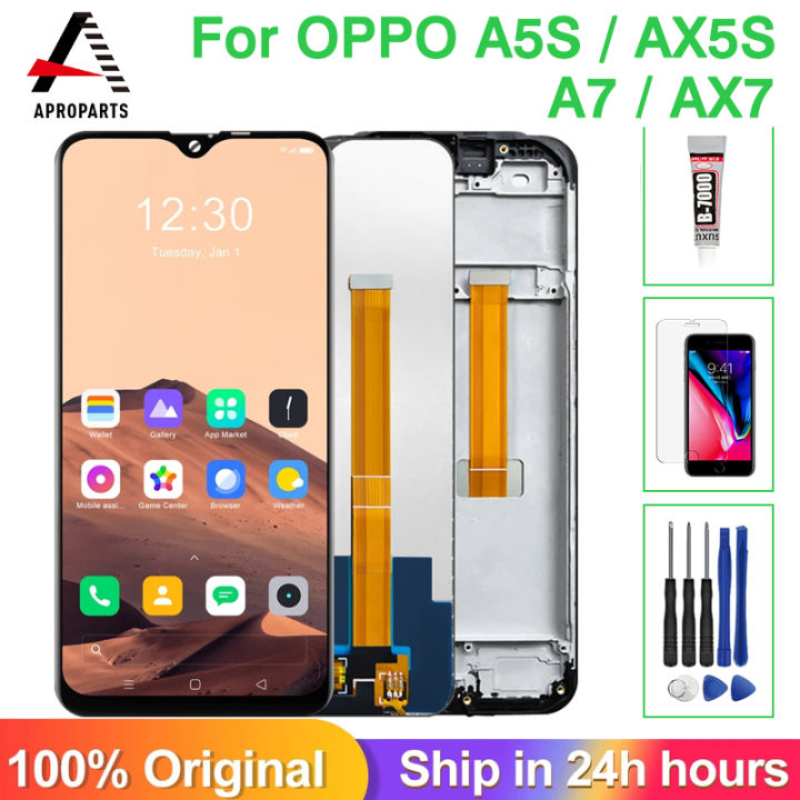 100% Tested LCD Display For OPPO A5S AX5S A7 AX7 Realme 3 CPH1909 Touch ...