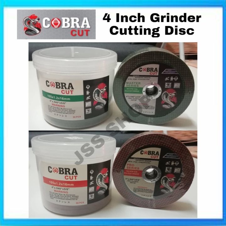 [READY STOCK] - COBRA CUT 4 Inch Grinder Cutting Disc (Master Series ...