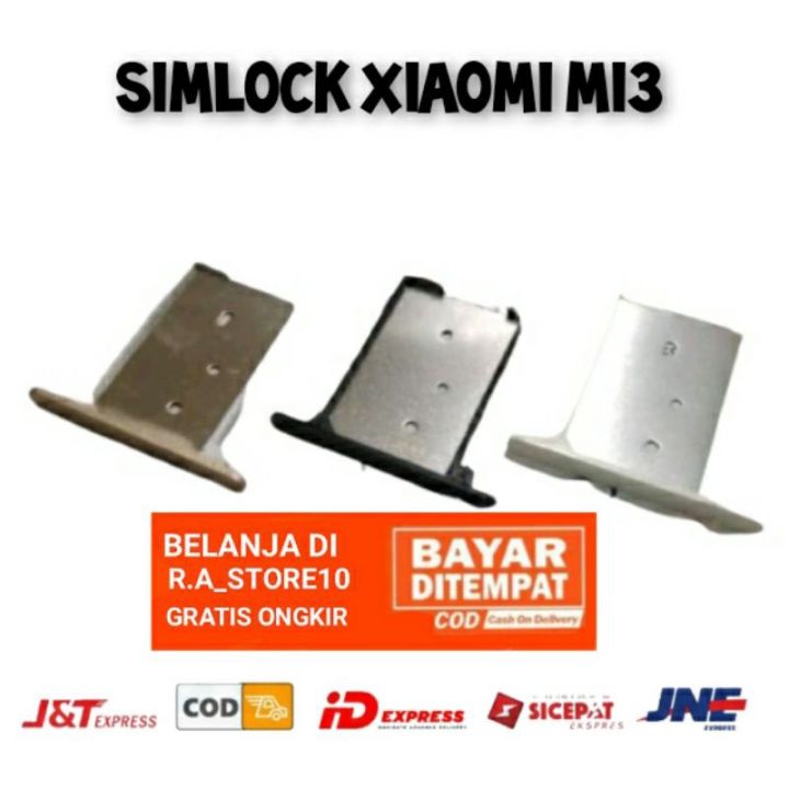 Simlock Simtray Xiaomi Mi3 Mi-3 Mi 3 Sim Lock Sim Tray Slot Simcard ...