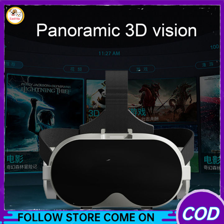 VR Headset Virtual Reality Goggles Headset With High-Definition Lens 3D ...
