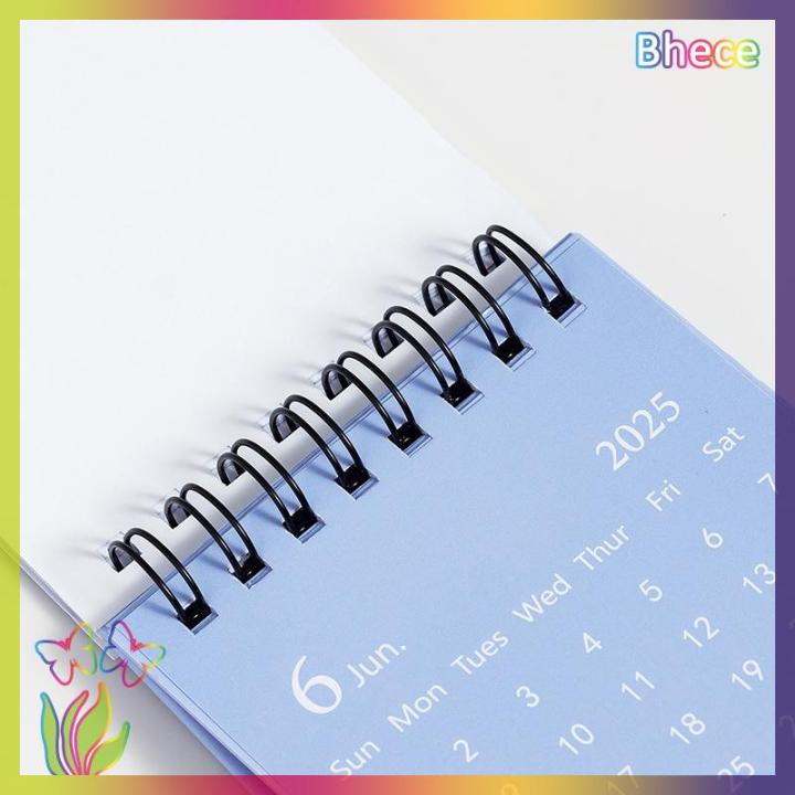 Bhece ปฏิทินตั้งโต๊ะ2025รายปีเวลาวางแผนรายวันรายวันการจัดการจัดตารางทำ ...