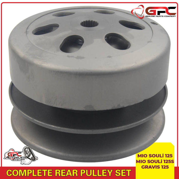 Yamaha MIO SOULi 125, GRAVIS 125 GPC CVT Complete Rear Pulley Set ...