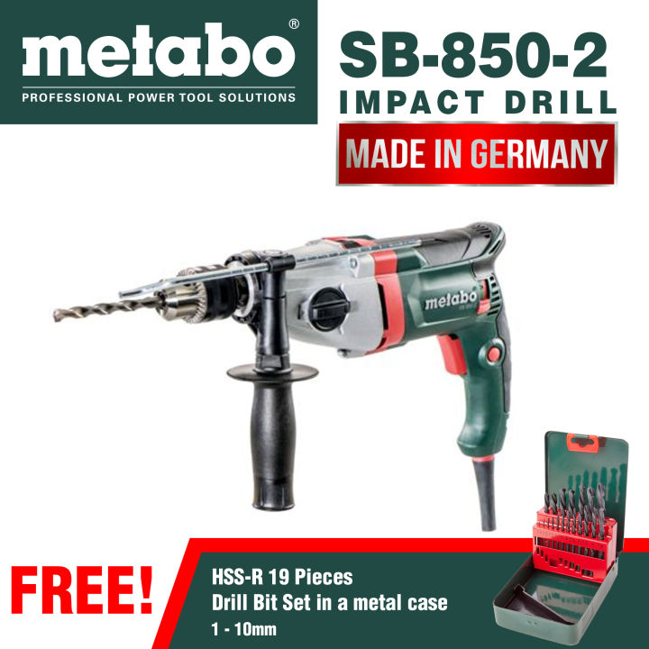 METABO impact drill SB 850-2... MADE IN GERMANY... with free drill bit ...