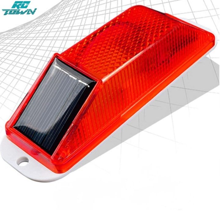 Solar Strobe Warning Light Outline Safety Traffic Night Warning ...