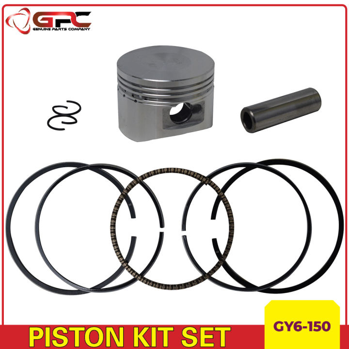 GPC GY6-150 Piston Kit [STD / 0.25 / 0.50 / 0.75 / 1.00] (Piston ...