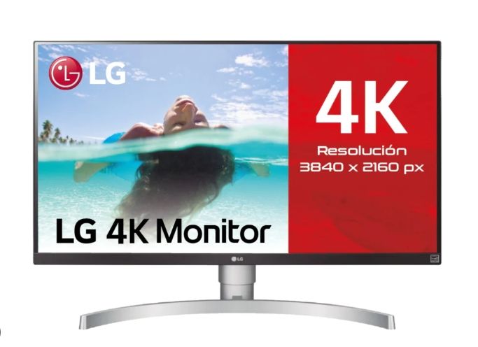 monitor LG 4K 27UP600-W UHD IPS LED Monitor with VESA DisplayHDR 400 ...