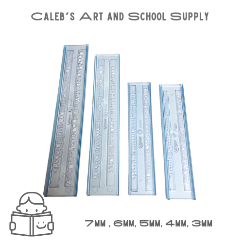 MAPED Lettering Stencil Guide for Templates | Lazada PH