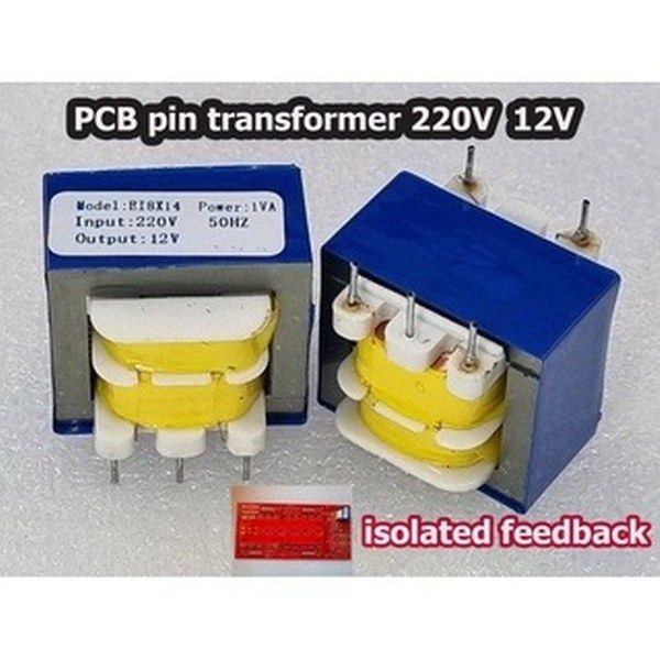 หม้อแปลง isolated feedback PCB pin transformer 220V 12V หม้อแปลงไฟฟ้าAc ...