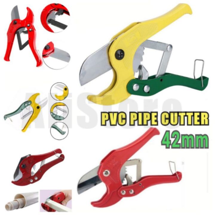 ALi PVC Pipe Cutter 42mm Plumbing Tool Aircond Tool Gunting Pemotong ...
