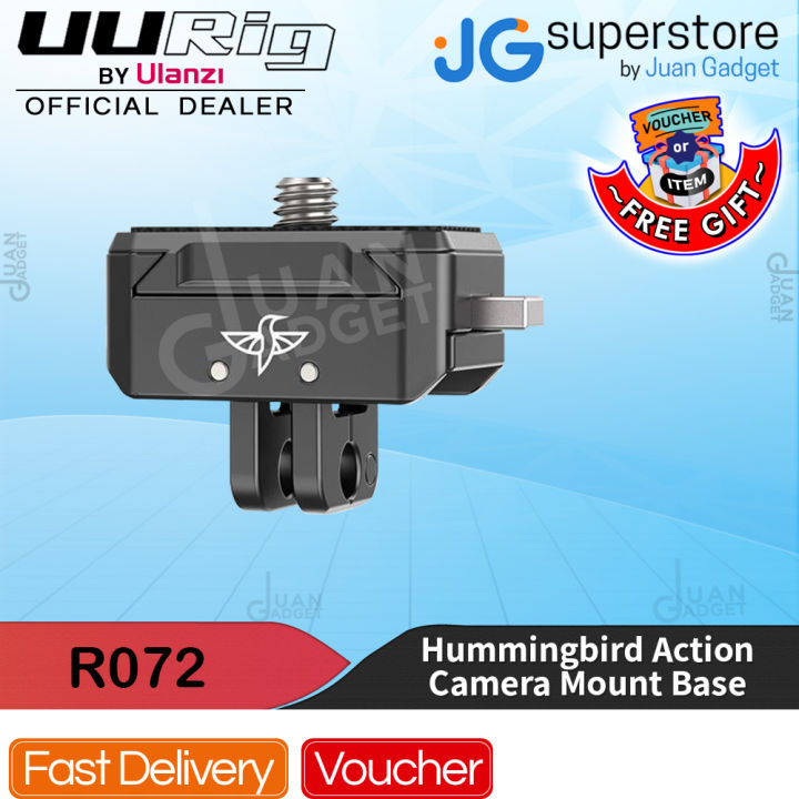 UURig by Ulanzi R072 Hummingbird Quick Release Mount Base with Locking ...