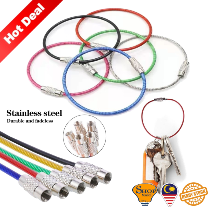 150MM/200MM Colourful Stainless Cable Car Keychain Key Chain Key Chains ...