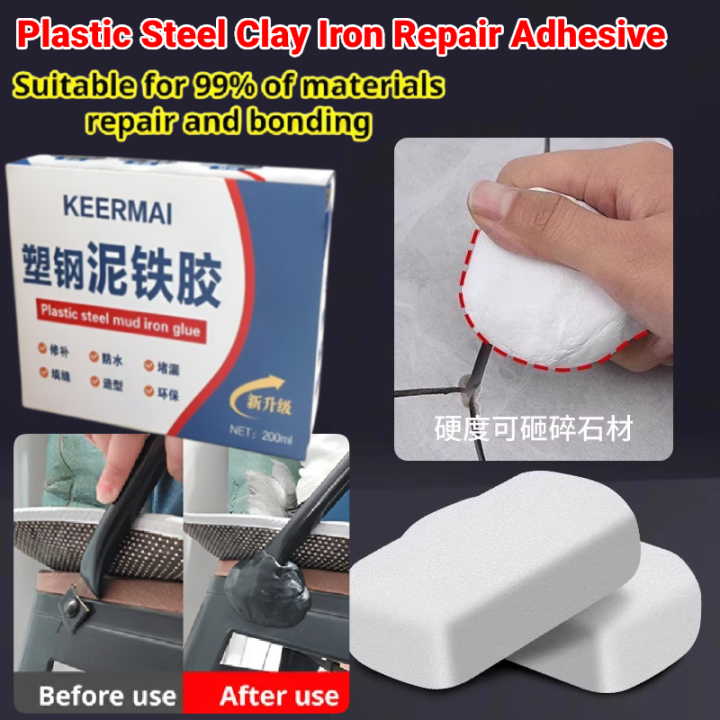 Multi-Functional Plastic Steel Clay Iron Repair Adhesive Leak Crack ...