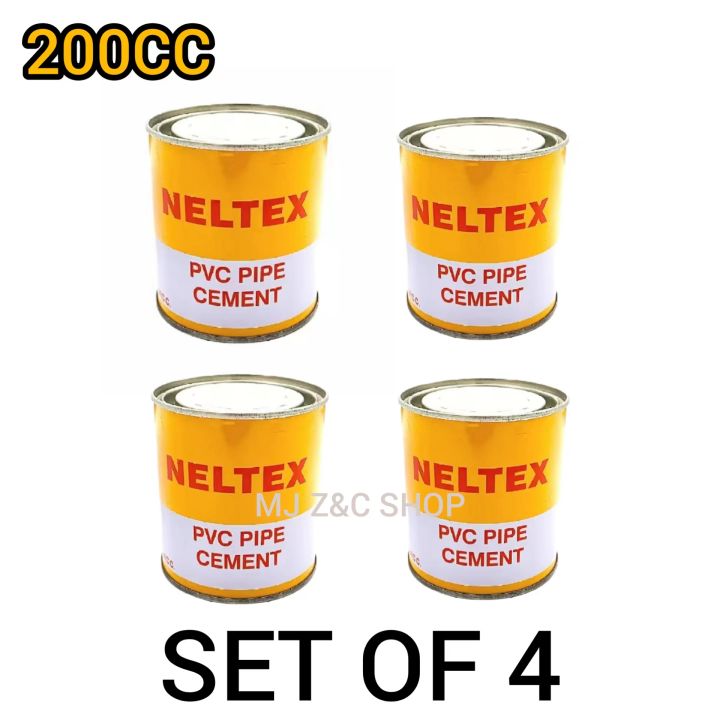( SET OF 4 ) NELTEX PVC PIPE CEMENT 100CC / 200CC / 400CC | Lazada PH