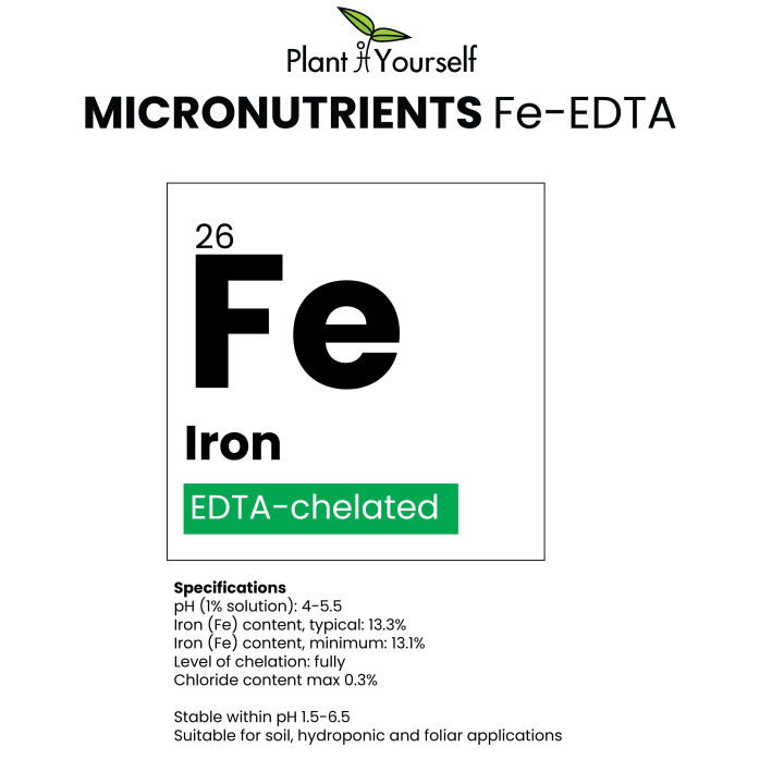 [20g] MICRONUTRIENTS Fe-EDTA 铁 | Lazada