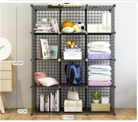 Rak Besi DIY tempat Penyimpanan serbaguna bisa Bongkar Pasang | Lazada ...