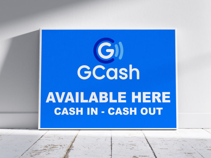 Gcash signage banner, Gcash sintra board banner signage (Gcash banner ...