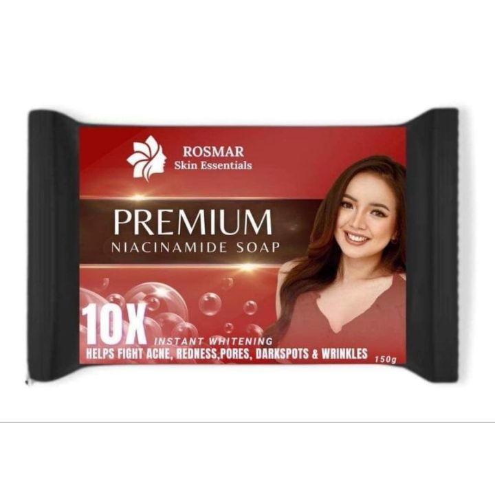 Rosmar Premium Niacinamide Whitening Soap 150g | Lazada PH
