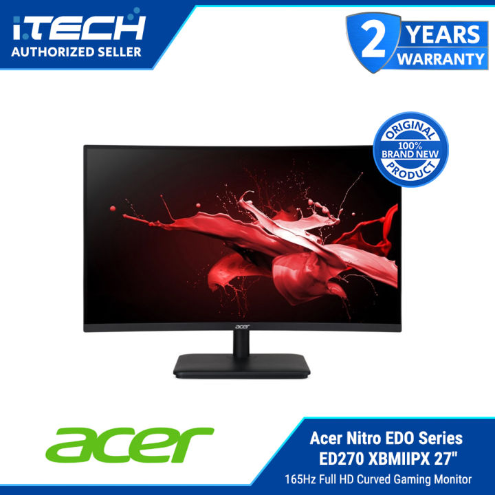 Acer Monitor Nitro EDO Series ED270 XBMIIPX 27 inch/ 165Hz /Full HD ...