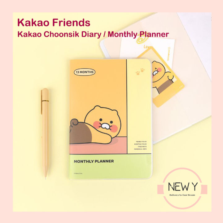 [Kakao Friends] Kakao Choonsik Diary/Monthly Planner | Lazada PH