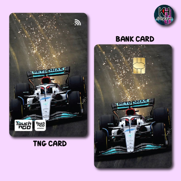 F1 AMG MERCEDES - TOUCH N GO CARD / ATM CARD STICKER COVER | Lazada