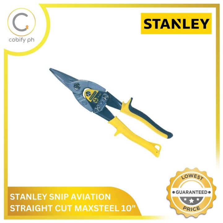 Stanley Snip Aviation Straight Cut Maxsteel 10" | Lazada PH