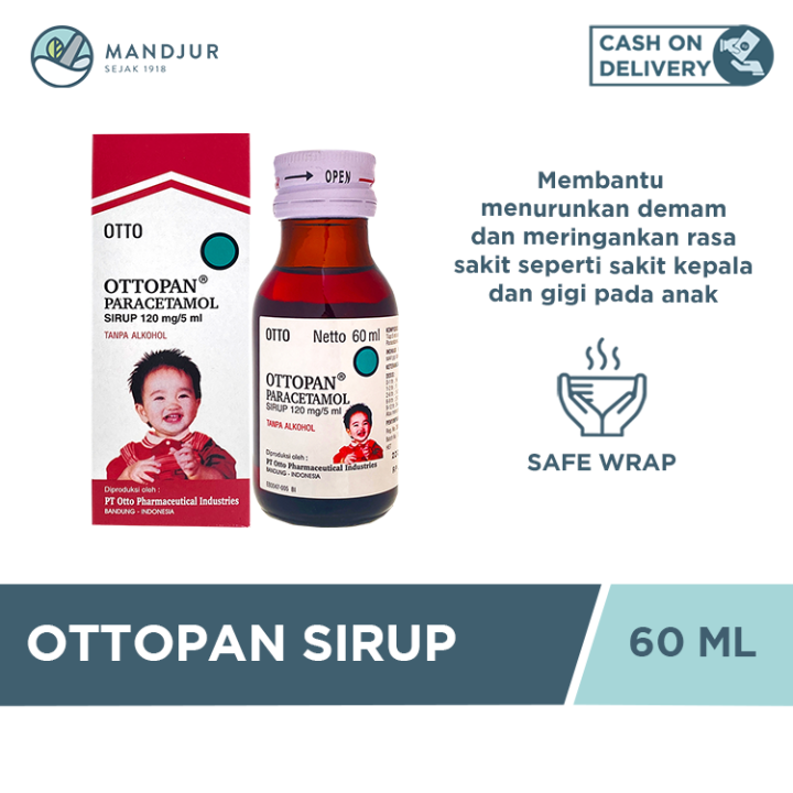 Ottopan Sirup 60 ml - Obat Demam dan Nyeri Ringan Anak | Lazada Indonesia