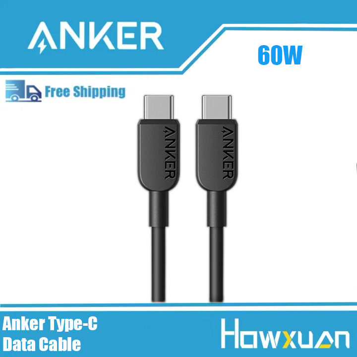Anker Type-C 60W สำหรับแอนดรอยด์ที่สายเคเบิลข้อมูลสายชาร์จเร็วได้รับการ ...