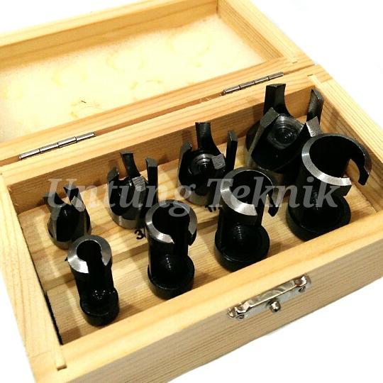 WIPRO 8 PCS MATA BOR KAYU DOWEL SET - MATA BOR PLONG UNTUK DOWEL KAYU ...