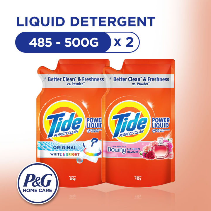 [Bundle of 2] Tide Liquid Detergent Original White & Bright Garden ...