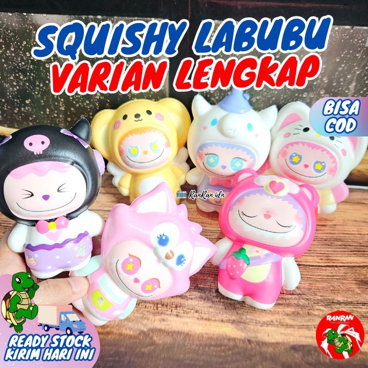 Squishy Labubu Costum Sanrio/ Labubu dan Sanrio Squishy/Squishy Murah ...