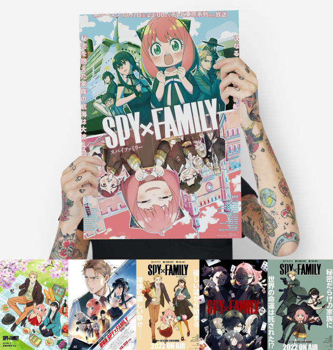 Spy x Family A3 A4 Poster Anime Home Room Wall Posters Gaming Decor T63 ...