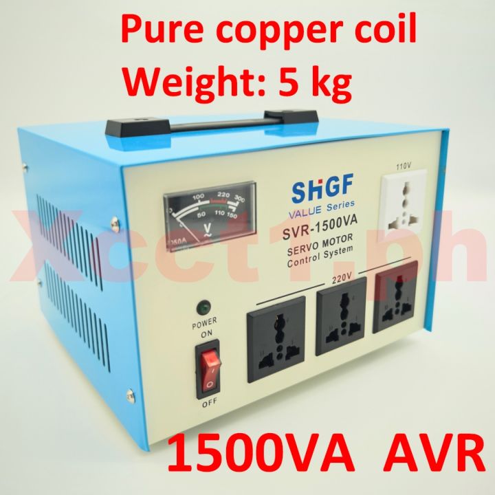 AVR Automatic Voltage Regulator 1500watts SVR-1500VA Servo Type AVR ...