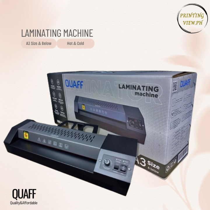 Printing View Quaff Metal Laminator 320mm A3 Size Hot And Cold