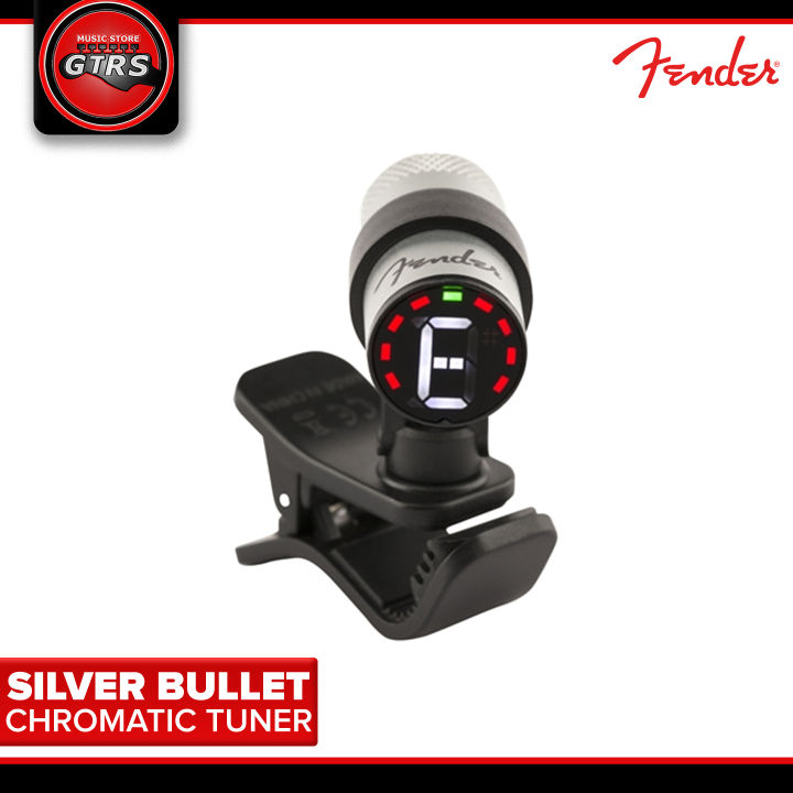 Fender Silver Bullet LED Screen Chromatic Clip-On Tuner | Lazada PH