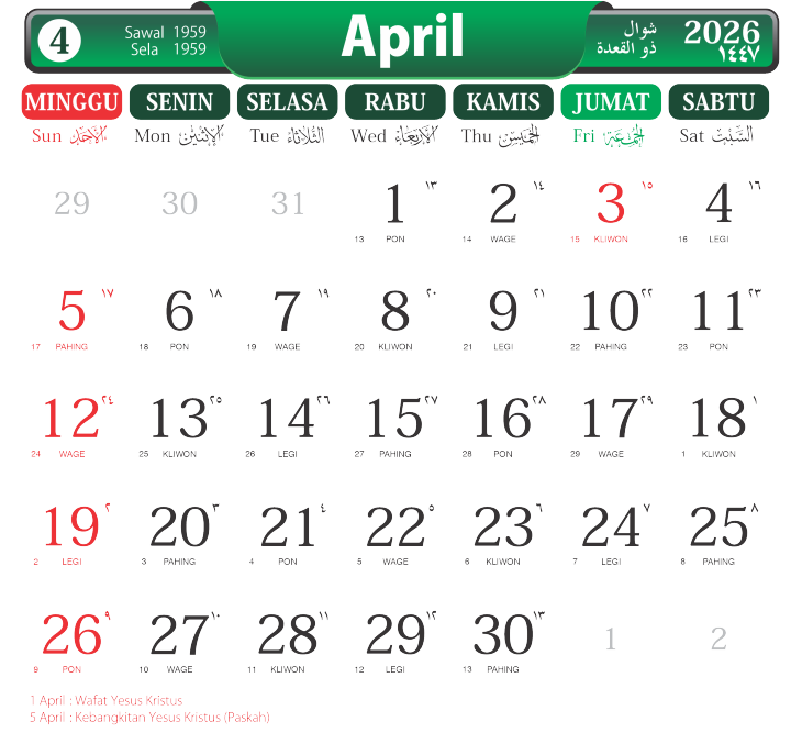 TEMPLATE KALENDER 2026 Corel CDR AI PDF SVG CANVA (3) | Lazada Indonesia