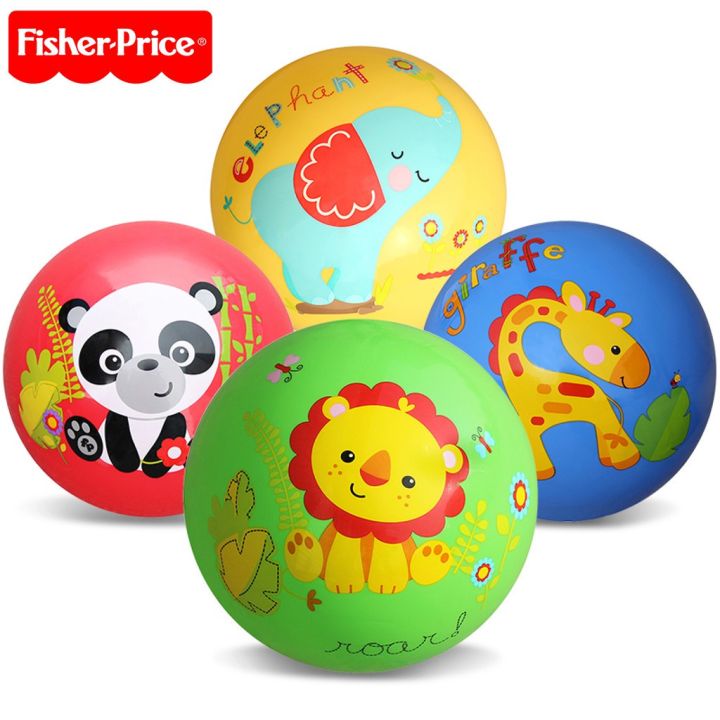 Fisher Price Baby Rubber Ball Kids Inflatable Training Ball Toys ...