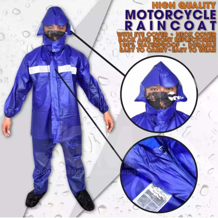High Quality Waterproof Motorcycle Rain Coat Soft Breathable with Eye ...