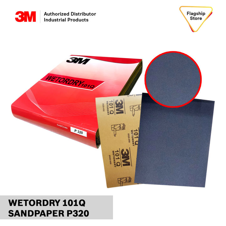 3M 101Q WETORDRY SANDPAPER P320 100PCS/REAM | Lazada PH